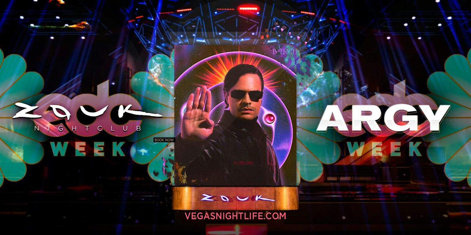Argy | 2025 EDC Week Party | Zouk Las Vegas – Pier Pressure