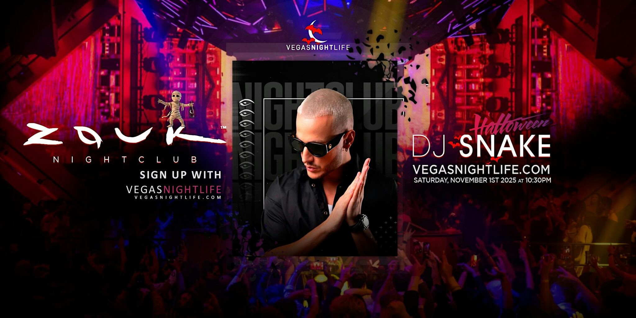 DJ Snake | Halloween Party | Zouk Las Vegas – Pier Pressure