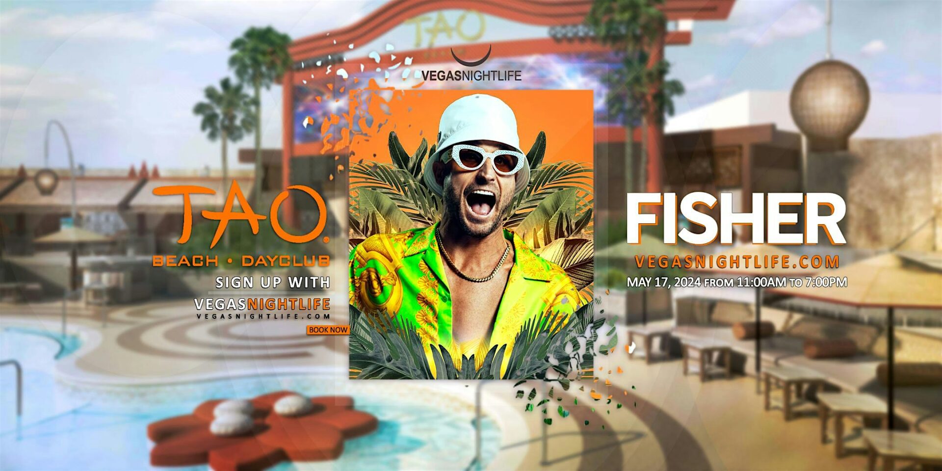 Fisher | EDC Pool Party | TAO Beach Las Vegas – Pier Pressure