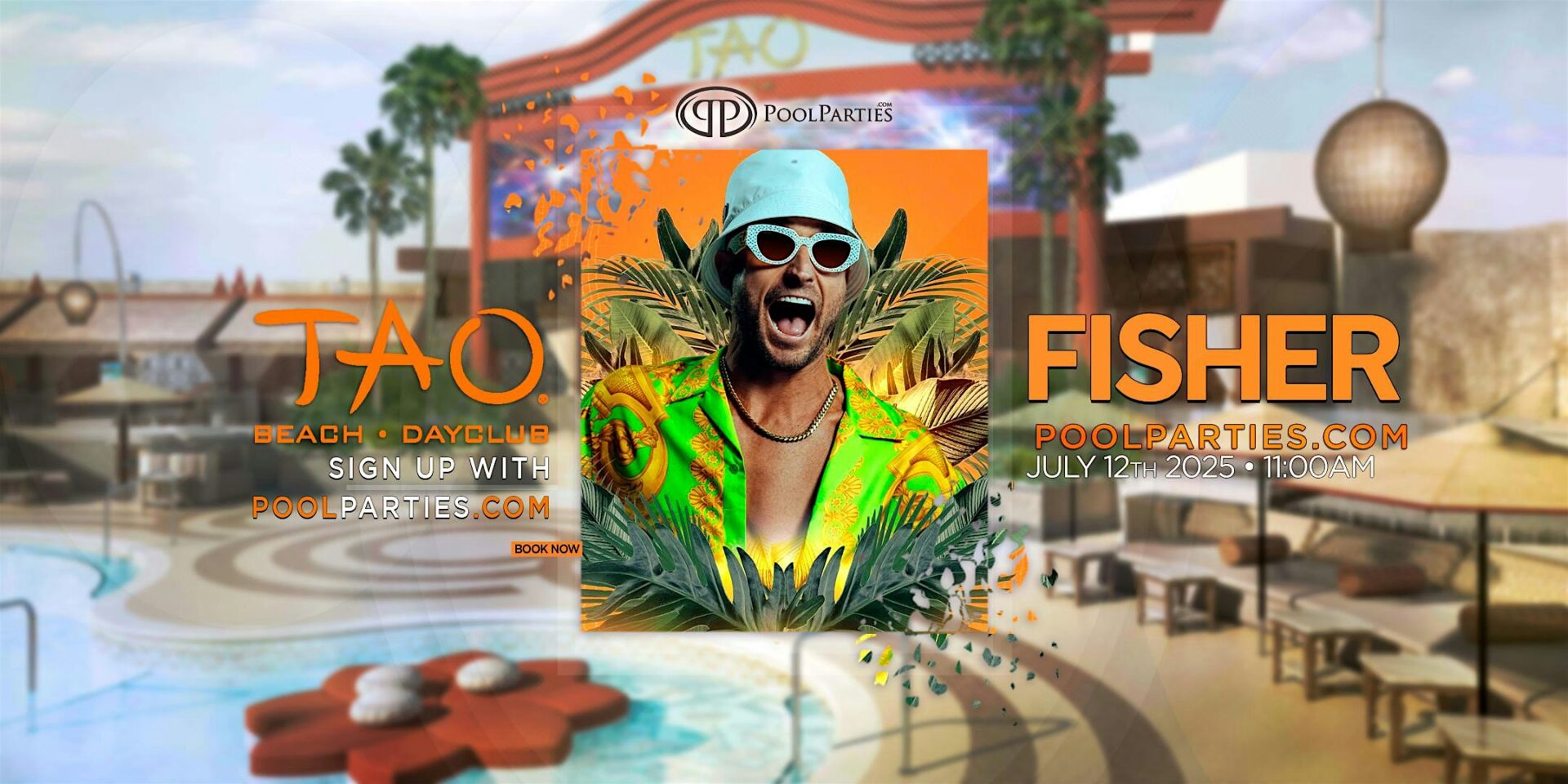 Fisher | Las Vegas Pool Party | TAO Beach Saturday – Pier Pressure