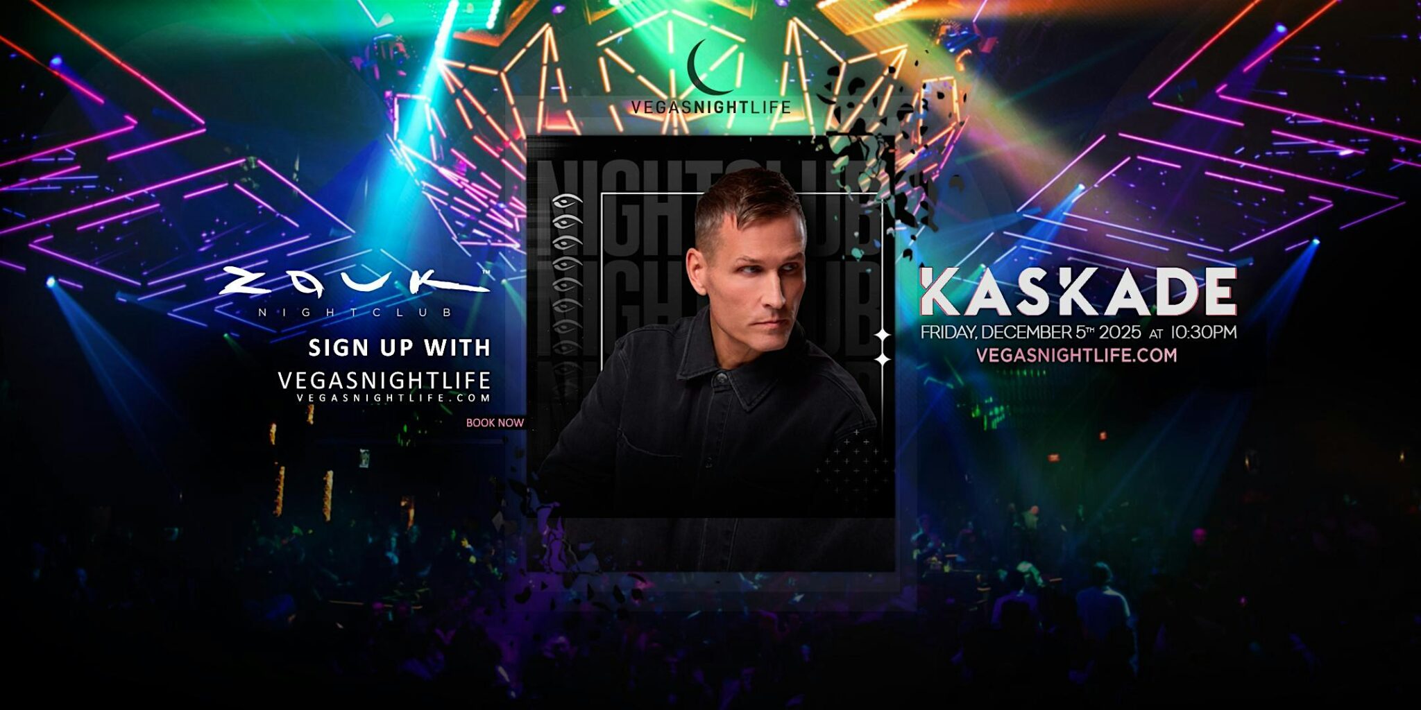 Kaskade | Friday Party Vegas | Zouk Nightclub – Pier Pressure