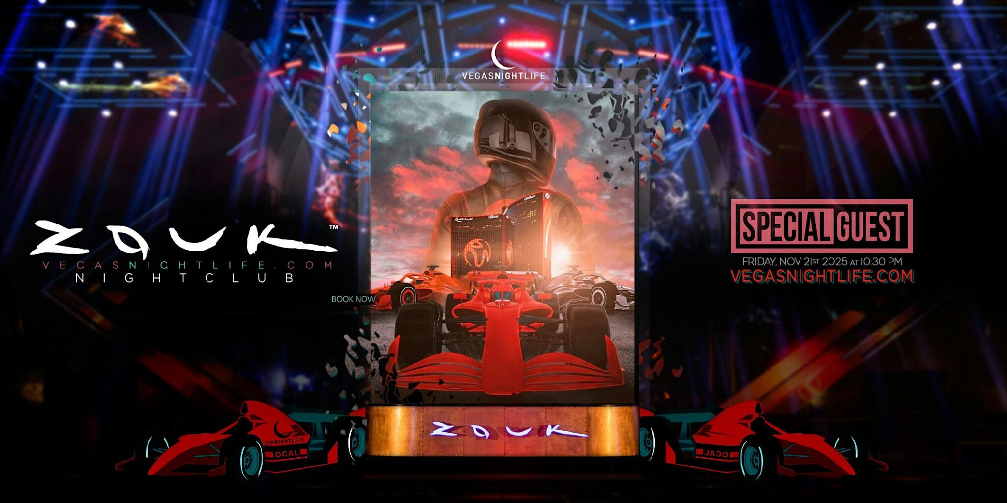 Las Vegas Race Weekend Party | Zouk Friday – Pier Pressure