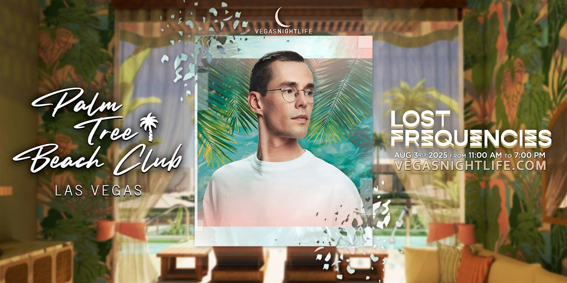 Lost Frequencies | Sunday Pool Party Vegas | Palm Tree Beach Club ...