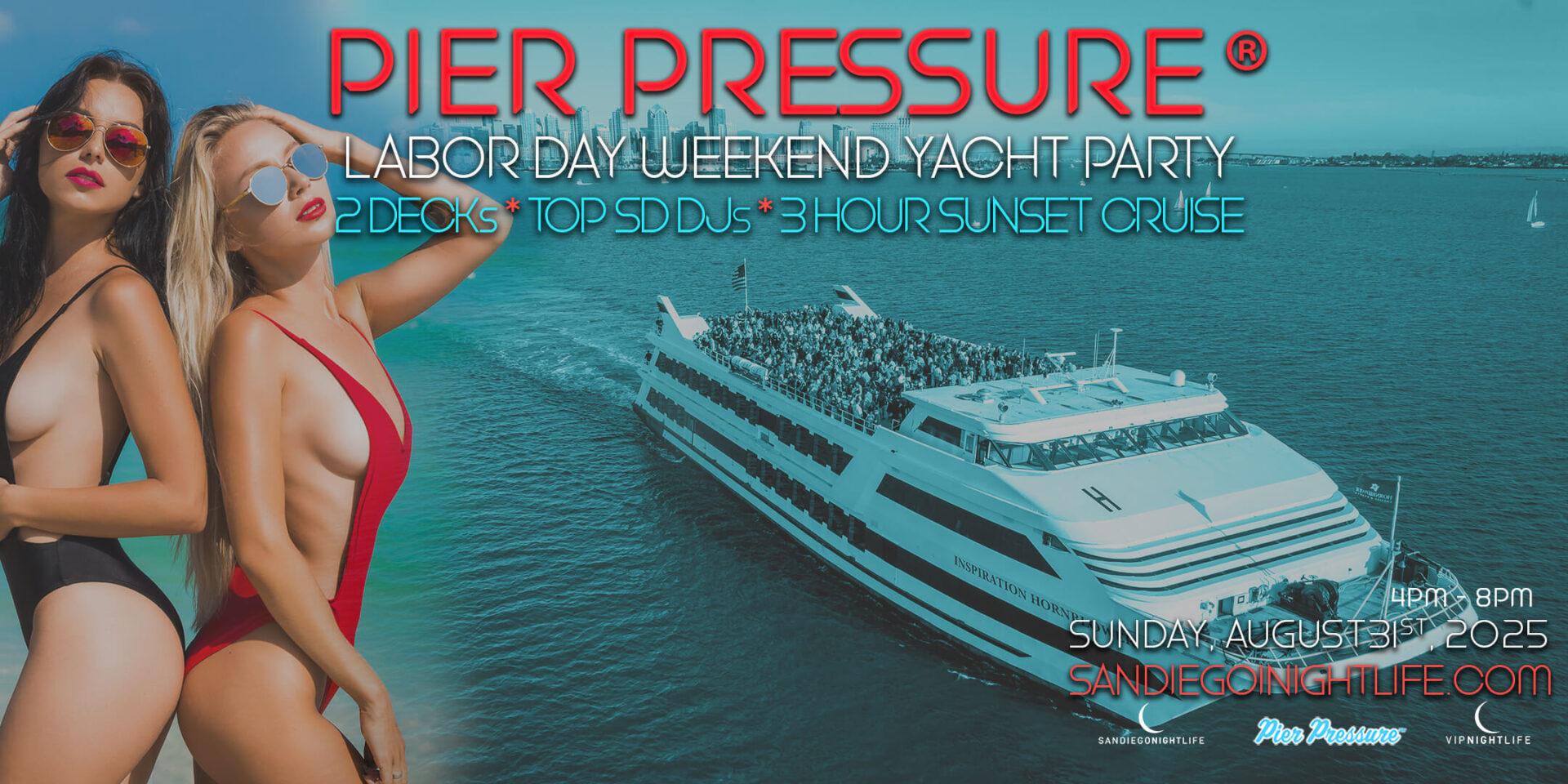 San Diego Labor Day Weekend | Pier Pressure® Mega Yacht Party – Pier Pressure
