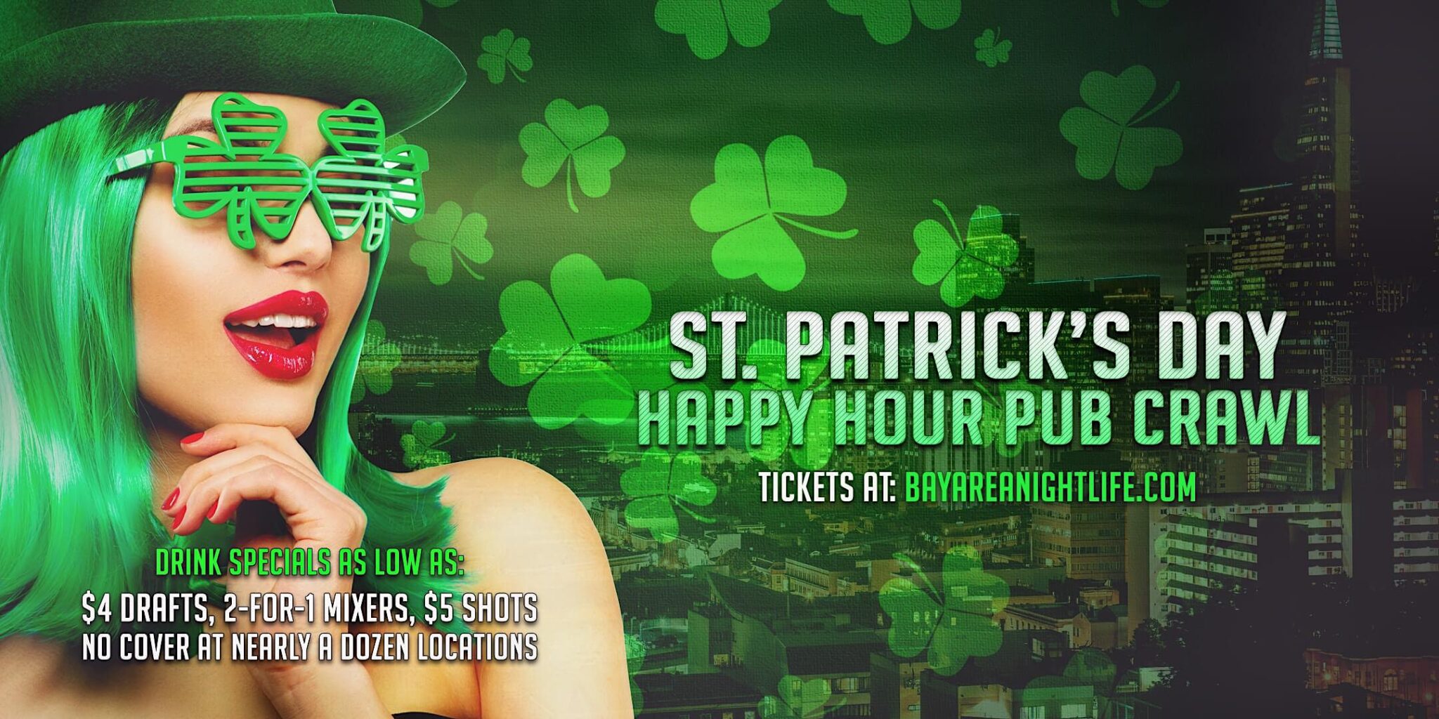 San Francisco St Patrick’s Party Pub Crawl Saturday – Pier Pressure