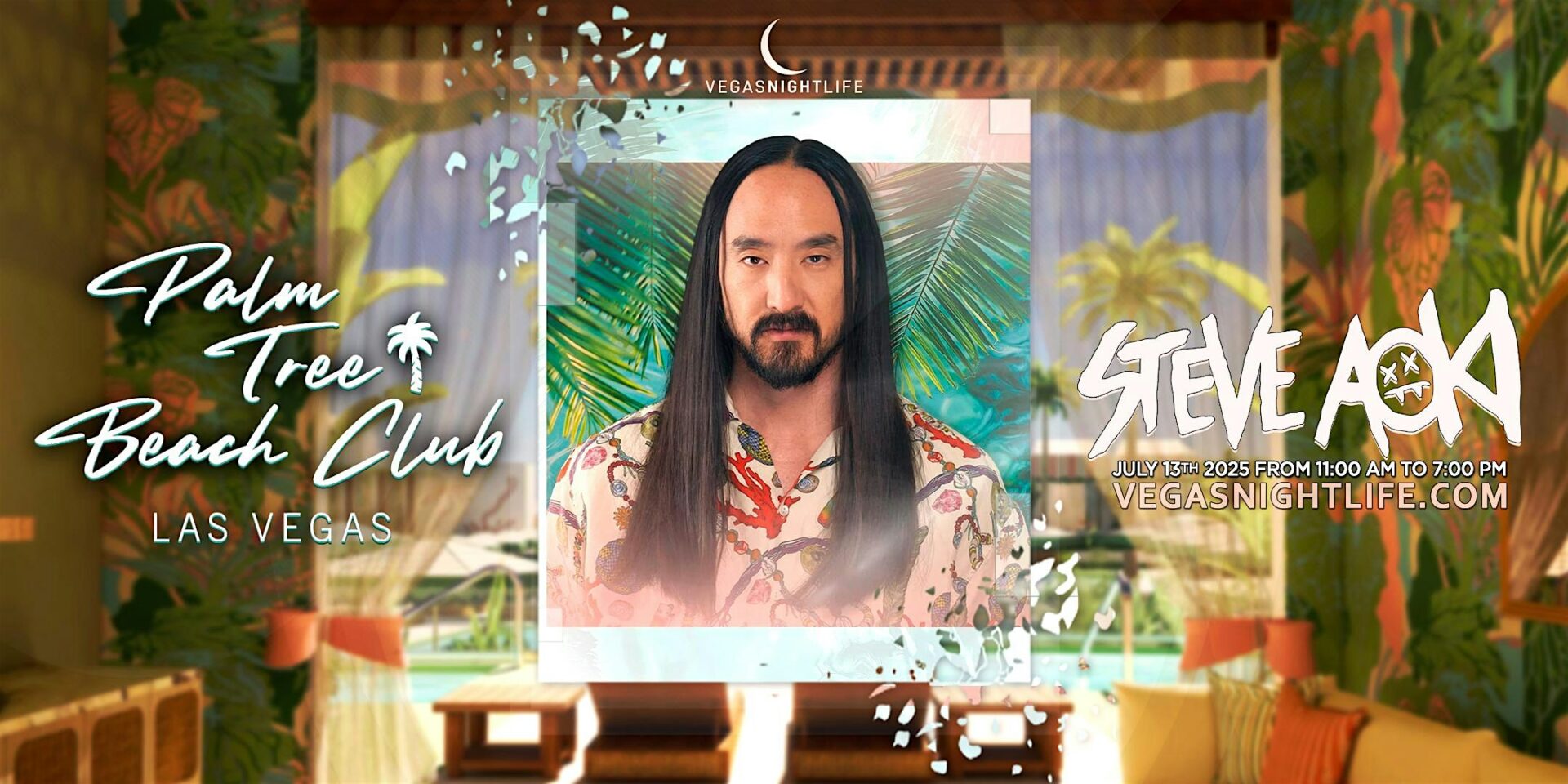 Steve Aoki | Vegas Pool Party | Palm Tree Beach Club – Pier Pressure