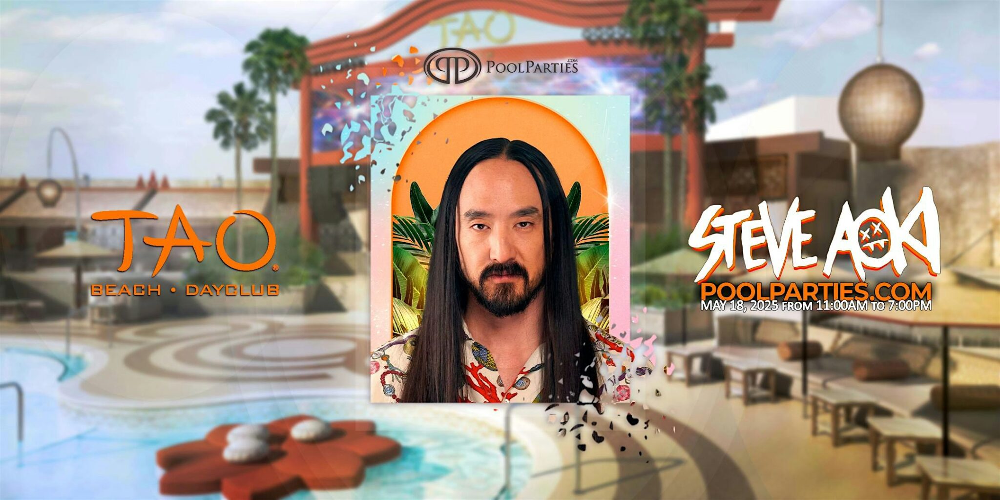Steve Aoki x Dim Mak Takeover | EDC Week Party | TAO Beach – Pier Pressure