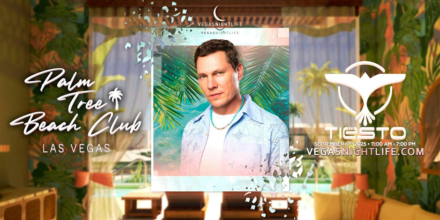 Tiesto | Palm Tree Beach Club | Las Vegas Pool Party – Pier Pressure