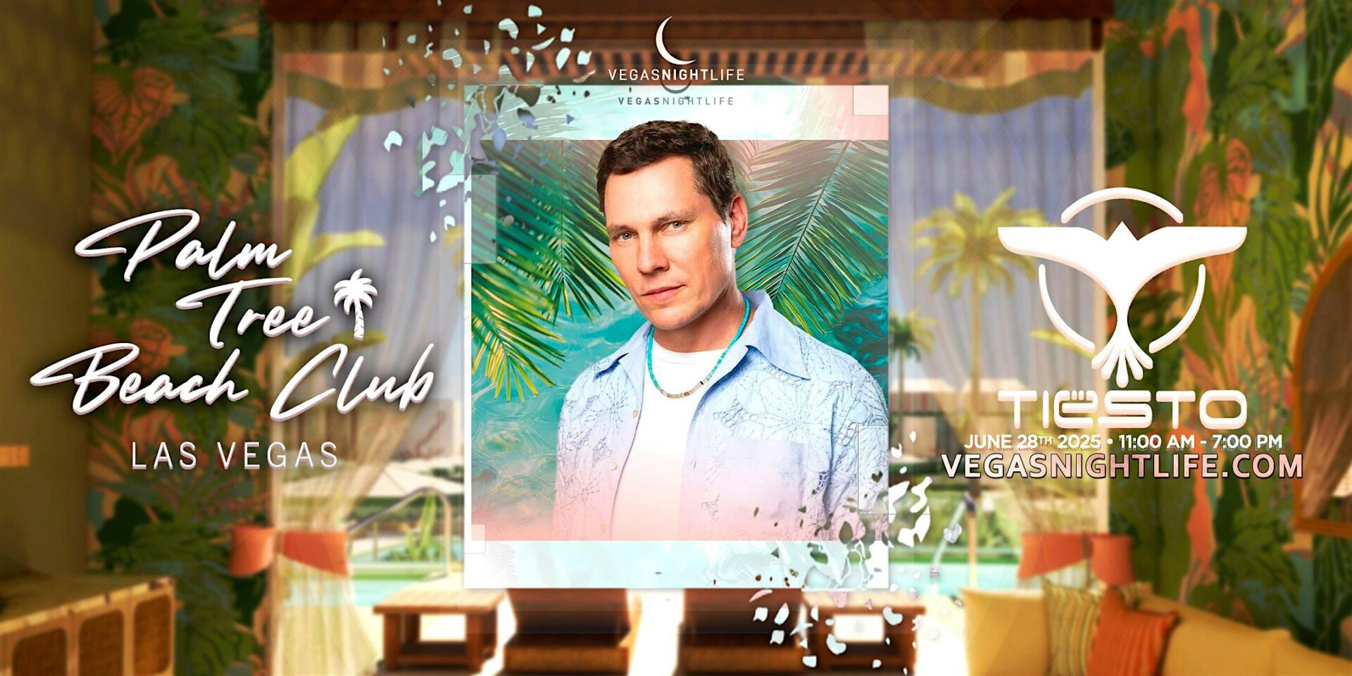 Tiesto | Palm Tree Beach Club | Vegas Pool Party Saturday – Pier Pressure