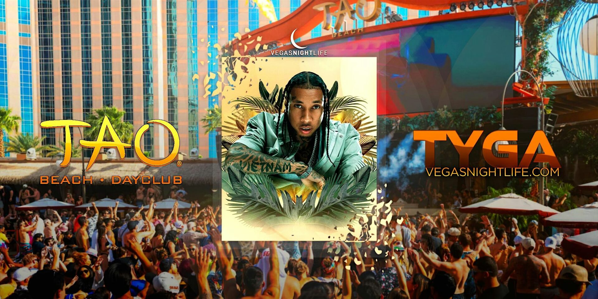 Tyga | Sunday | TAO Beach Pool Party Vegas – Pier Pressure
