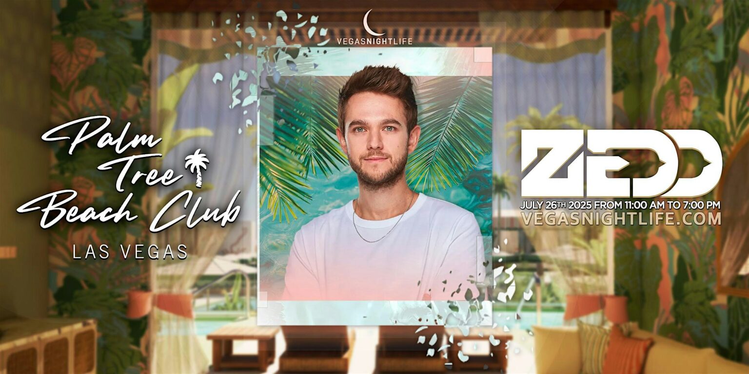 Zedd | Vegas Pool Party | Palm Tree Beach Club – Pier Pressure