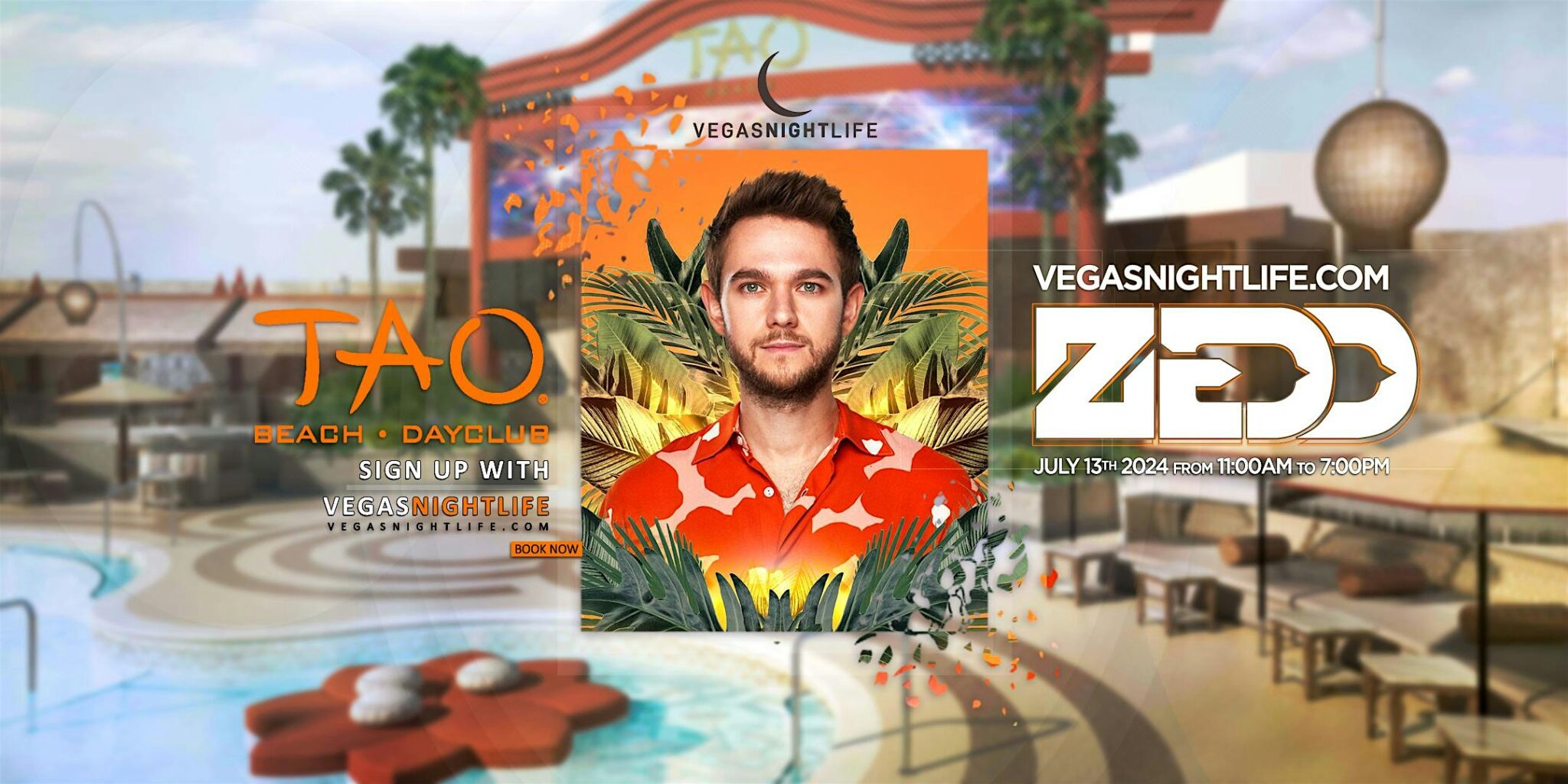 Zedd | Vegas Pool Party Saturday | TAO Beach – Pier Pressure